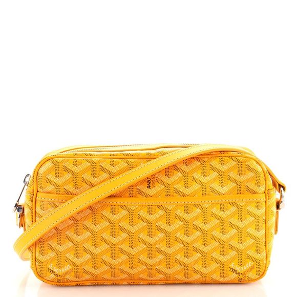 Goyard | Bags | Goyard Cap Vert Bag Coated Canvas Yellow | Poshmark